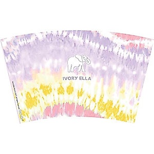 Tervis Made in USA Double Walled Ivory Ella Insulated Tumbler Cup Keeps Drinks Cold & Hot, 16oz, Tie Dye