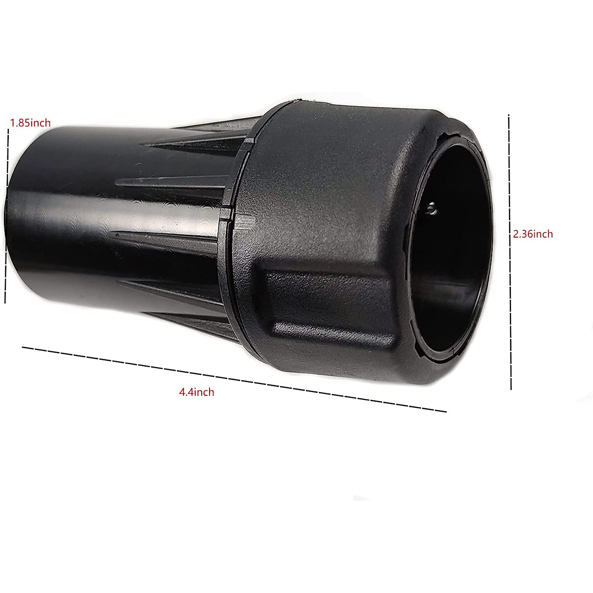 DWV9000 universal Quick Multi-Function Connector Fits DeWalt Dust Extractors，vacuum hose, various DW tools & shrouds. Allows fits easy, durable connection between 1-1/4 In.