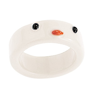 Resin Rings Band Fingering for Women Teen Girls Acrylic Plastic Thin Rings Chunky Aesthetic Trendy Colorful Cute Stackable Band Rings Retro Aesthetic Ring Valentine's Day Gift for (A, OneSize)