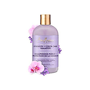 SheaMoisture Purple Rice Water Strength + Color Care Shampoo for Damaged Hair 13.5 fl ounce