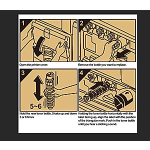 Weemay Compatible SP C430A C440DN Toner Cartridge Replacement for Ricoh 821105 821106 821107 821108 for Ricoh Aficio SP C430A C440DN C430DN C431DNHT C431DNHW (Black, Cyan, Magenta, Yellow, 4 Pack)