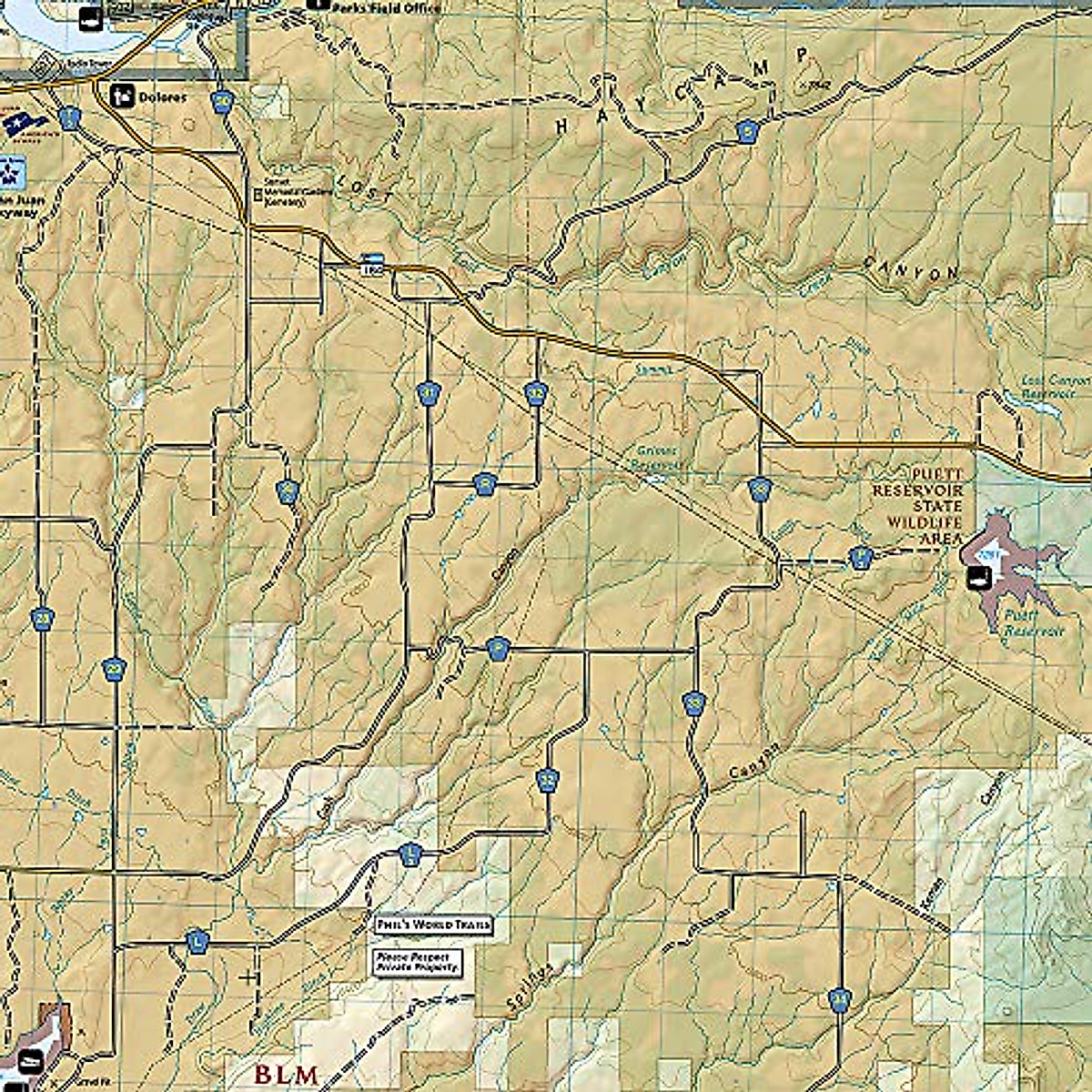 Durango, Cortez [Mesa Verde National Park] Map (National Geographic Trails Illustrated Map, 144)