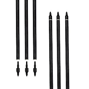 NIKA ARCHERY 16" Crossbow Bolts Mix Carbon Arrows Moon Nock with 4 Inch Vane for Target Hunting Outdoor Sport 12 Pack