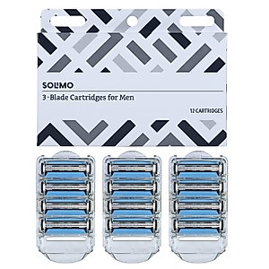 Amazon Basics Men's Shaving Essentials Bundle with Razors, Refills, and Shave Cream