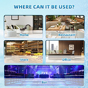 HIPOPLLER 16.2 Cu.ft Commercial Display Refrigerator, Upright Swing Glass Door Merchandiser Fridge with LED Lightning, Reach-in Beverage Cooler for Home Office Shop Restaurant, ETL Approved, Black