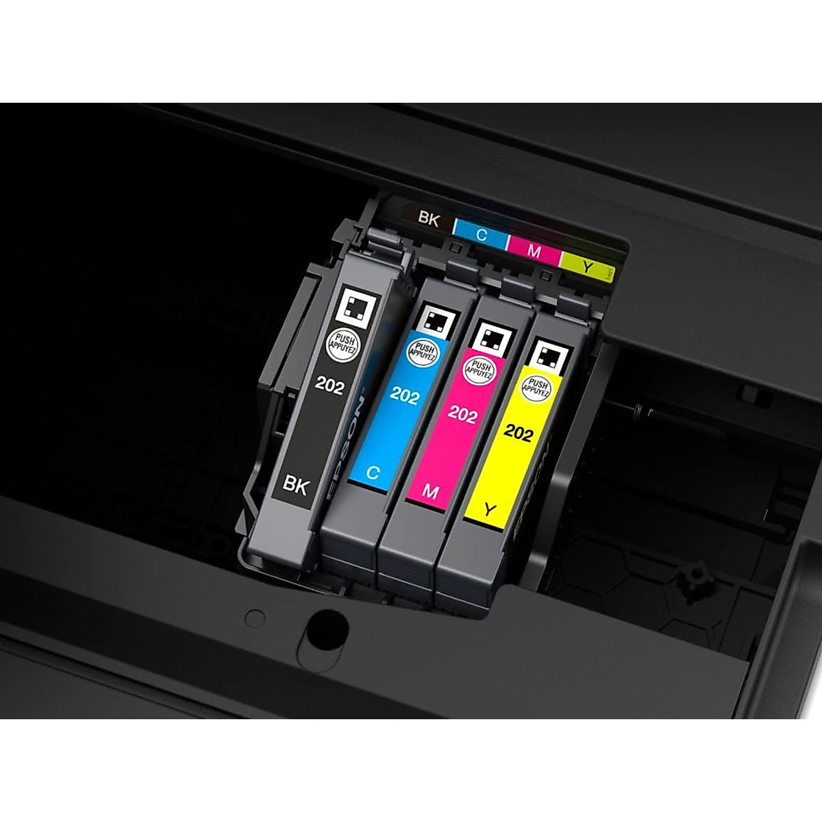 Epson Workforce WF-2860 All-in-One Wireless Color Inkjet Printer, Black - Print Scan Copy Fax - Ethernet NFC Auto 2-Sided Borderless Printing, 14 ppm, 4800 x 1200 dpi, 30-Sheet ADF, Voice Activated