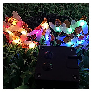 Xiaobei Solar String Lights, LED bee Shaped Solar Fairy Lights, Solar Lights Outdoor Garden Suitable for Outdoor Home Garden Fence Summer Installation