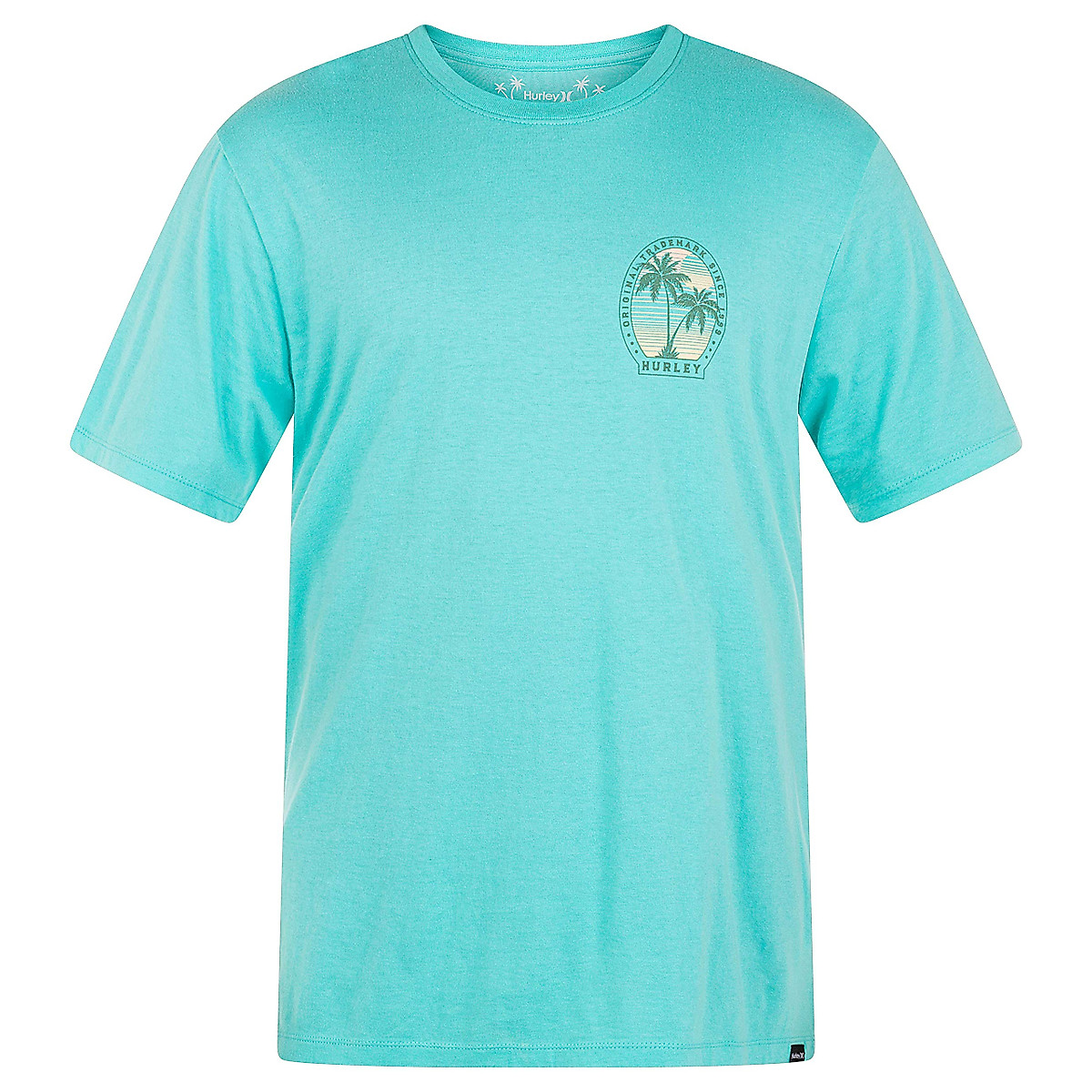 Hurley Mens Everyday Washed Graphic T-Shirt, Tropical Twist, Medium US