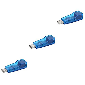 SOLUSTRE 3pcs universal adapter USB adaptor 10/100 ethernet USB lan USB ethernet adapter USB adpter chip computer