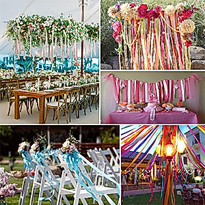 Xmasold Rose Gold Satin Ribbon 1 inch x 25 Yards, Fabric Ribbons for Gift Wrapping, Crafts, Hair Bows, Balloon, Baby Shower, Birthday Wedding Party, Christmas Decorations