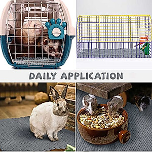 10 Pcs Guinea Pigs Blankets Hamster Fleece Cage Liners Coral Fleece Guinea Pigs Quick Dry Soft Blankets Guinea Pig Bedding Guinea Pig Accessories for Dog Puppy Cat (Gray, 24 x 47 Inch)