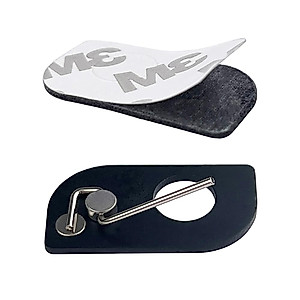 - QI HUO JU - 4Pcs Recurve Bow Arrow Rest Archery Magnetic Arrow Rest Adhesive Back Stick on Arrow Rest Right and Left Hand for Recurve Bow Hunting Targeting (Left Hand)