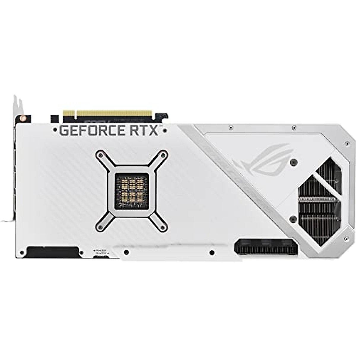 ASUS ROG Strix NVIDIA GeForce RTX 3080 V2 White Edition Gaming Graphics Card (PCIe 4.0, 10GB GDDR6X, LHR, HDMI 2.1, DisplayPort 1.4a, White color scheme, Axial-tech Fan Design, 2.9-slot)