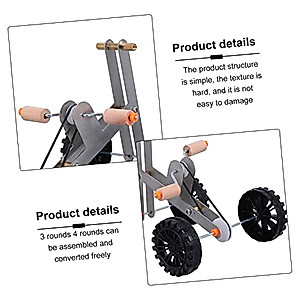 BCOATH Parrot Bicycle Toys for Boys Educational Toys for Bird Toys for Cockatiels Birds Playground for Table Finger Bikes for Parrot Desk Toy Parrot Bike Prop Steel 201 Pet