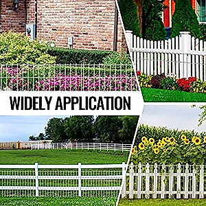 Animal Barrier Dog Fence,Spike spacing no dig Underground Decorative Garden Fencing, Ground Stakes for Cats Rabbits Critters, Under Fences for Patio Yard Outdoor,15 Pack