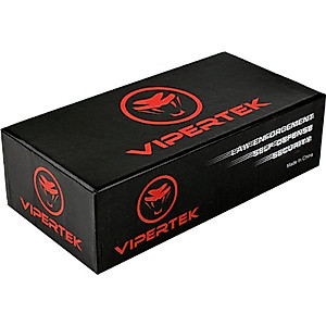 VIPERTEK VTS-T01 Aluminum Stun Gun for Self Defense Rechargeable with LED Flashlight