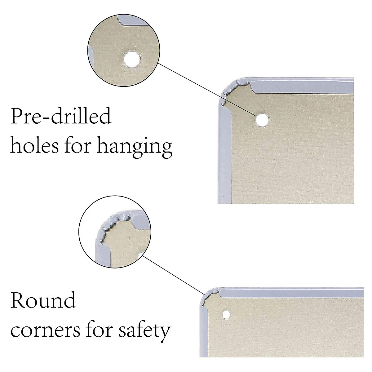 CREATCABIN Metal Tin Sign Man Cave No Girls Allowed Except Mom Retro Vintage Funny Wall Art Mural Hanging Iron Painting for Home Garden Bar Pub Kitchen Living Room Office Garage Plaque 8 x 12inch