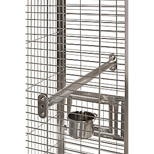 Prevue Pet Products Small Stainless Steel Playtop Bird Cage