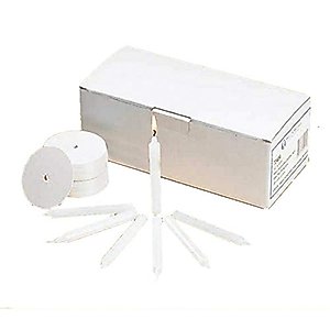 Candlelight Service Kit with Wax Candles and Drip Protectors, Box of 120