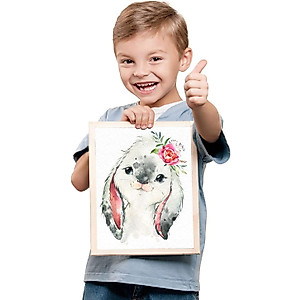 6 Pack Animal Cross Stitch Kits for Adults - Stamped Crossstitching Kits Preprinted 11 Count Cross-Stitch Kit for Beginner, 11CT Prestamped Easy Pattern Needlepoint Kits Crafts for Decor 9.8x13.8inch