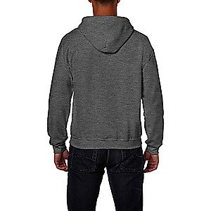 Gildan Heavy Blend Unisex Adult Full Zip Hooded Sweatshirt Top (XL) (Purple)