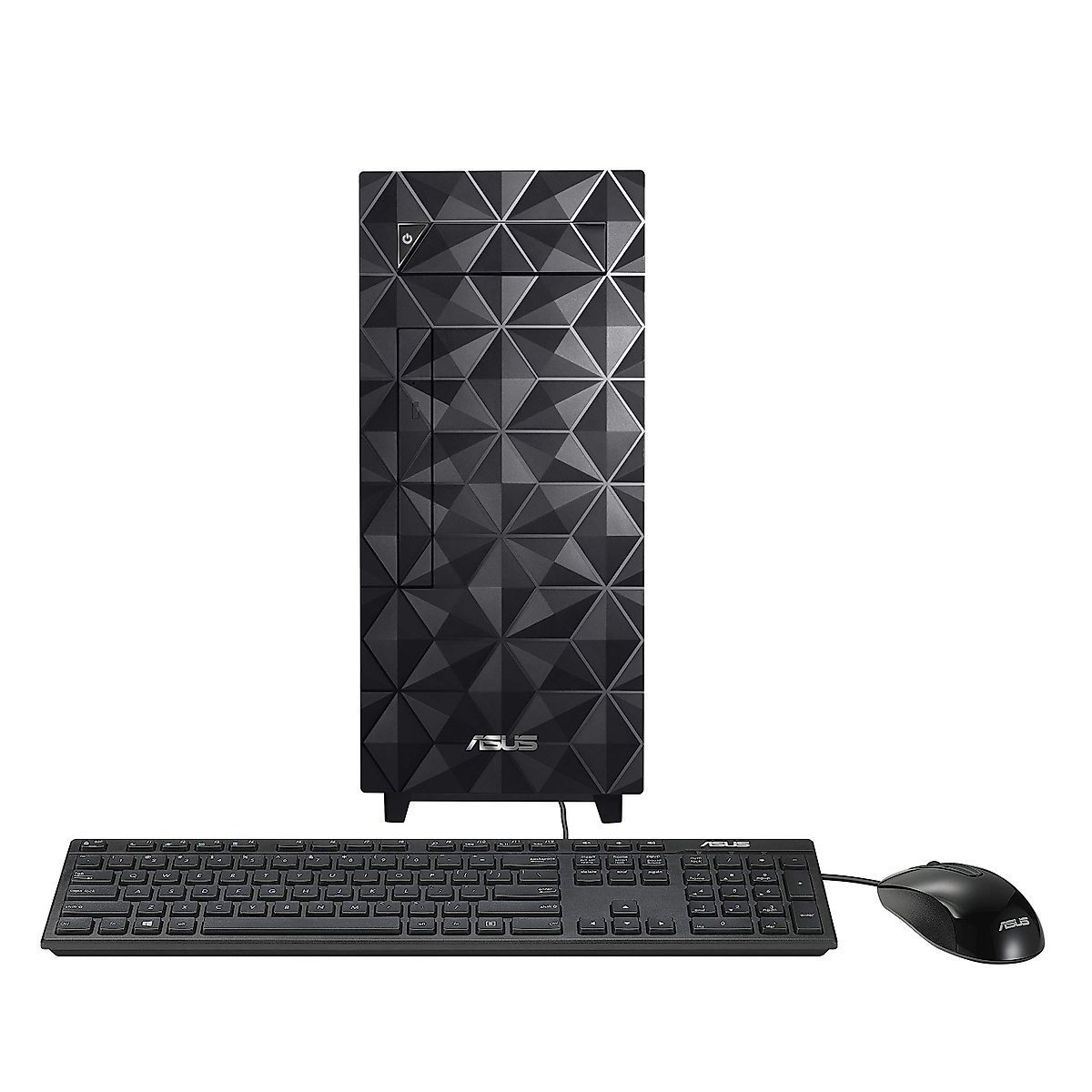 ASUS Desktop S300, Intel Core i5-10400 Processor, 16GB DDR4 RAM, 512GB PCIe SSD, DVD Drive, Windows 10 Home, Wired Keyboard & Mouse Included, Black, S300MA-DH501