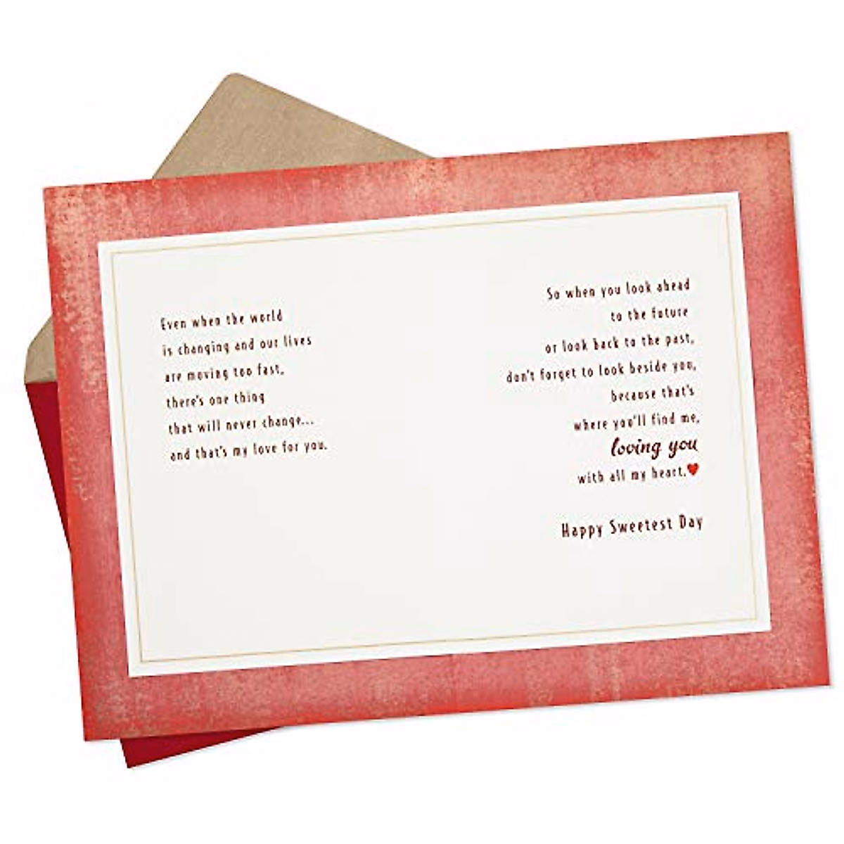 Hallmark Sweetest Day Card (For The One I Love)