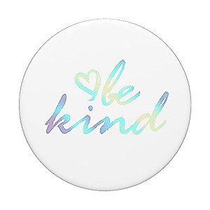 Rainbow Be Kind White PopSockets Swappable PopGrip