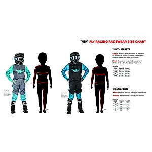 Fly Racing 2022 Youth Girl's F-16 Pants (Grey/Black/Pink, 26)