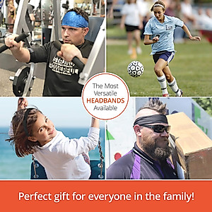 BaniBands 3-Pack Headbands for Women Sports | Perfect for Workout Exercise Yoga Sweat Active Fitness Athletic Gym Running Jogging | No Slip Bands | Made in USA | Royal, Yellow, Orchid