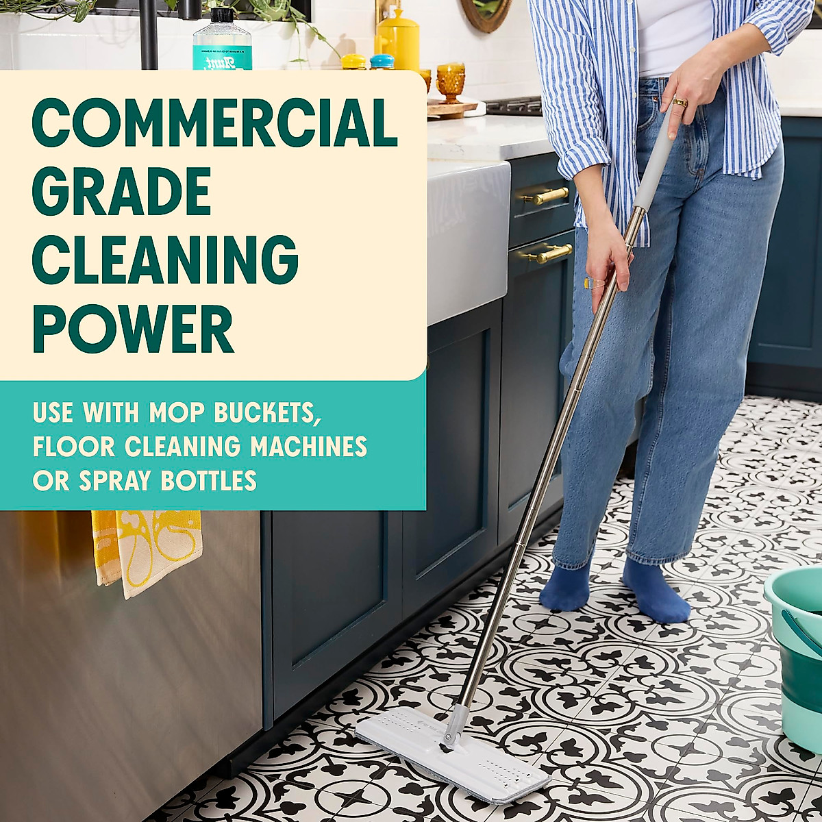 Aunt Fannie's Floor Cleaner Vinegar Wash Concentrate - Multi-Surface Cleaner, 32 oz. (Single Bottle, Bright Lemon)