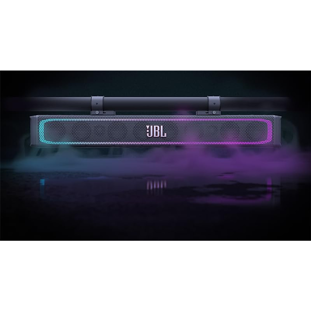 JBL RallyBar S - 21" Bluetooth Universal Outdoor Vehicle Soundbar with Built-in 150w RMS Amplifier, IP66 Water & Dust Resistant, Black