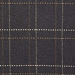 DII Woven Rugs Collection Recycled Yarn, Reversible, 2x3' Area Rug Set, Mineral Plaid, 2 Piece