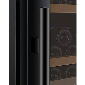 Allavino 24" Wide FlexCount II Tru-Vino 172 Bottle Dual Zone Black Right Hinge Wine Refrigerator
