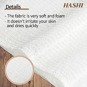 Korean Body Exfoliating Cloths, for Sensitive Skin, Remove Bad Smell Paper Fiber Wash Scrubber, ECO-Friendly Washcloth, Clean Shower Towels, Sponge, Loofah Scrub for Back, (11.4 x 38.2 Inches) HA SHI
