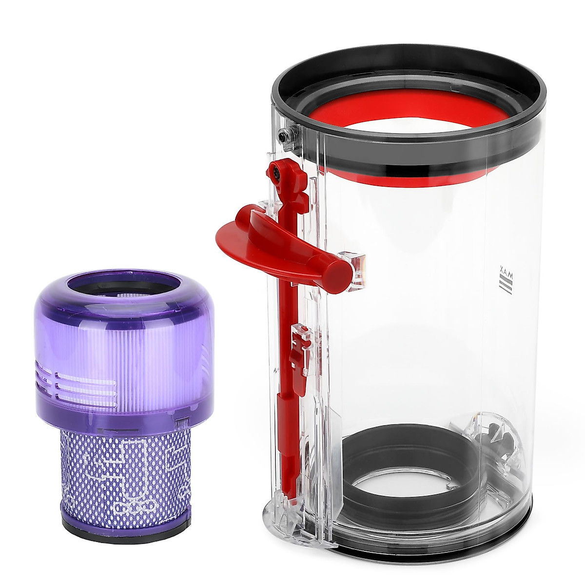 V11 Canister Dust Bin Replacement 970050-01 Compatible with dyson V11 V15 SV14 SV15 SV22 Vacuum Cleaner Canister Large Vacuum Bin Part no.965443-01 with HEPA Filter