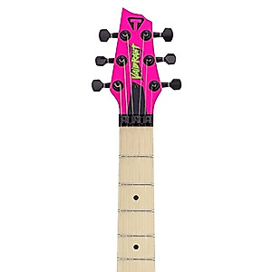 Traveler Guitar Electric Guitar 6 String Vaibrant Standard, Right, Hot Pink, (V88S HPKGMP)