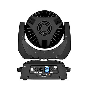 Boudler Pro 36x10W RGBW (4 in1) LED Moving Head Wash Beam Stage Light Spotlight Lamp 14CH DMX512 RGBW for Disco DJ Club Christmas Birthday Wedding Party Stage Light (1)