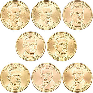 2014 P&D Presidential Dollar 8 Coin Set BU Uncirculated Mint State $1