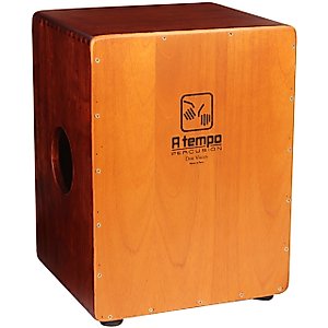 A Tempo Percussion Dos Voces (Two Voices) Cajon with Free Gig Bag