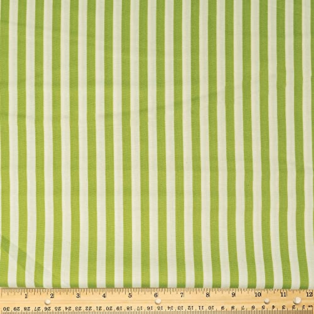 RTC Fabric, Cotton 44" Stripe Grass Color Sewing Fabric by The Yard