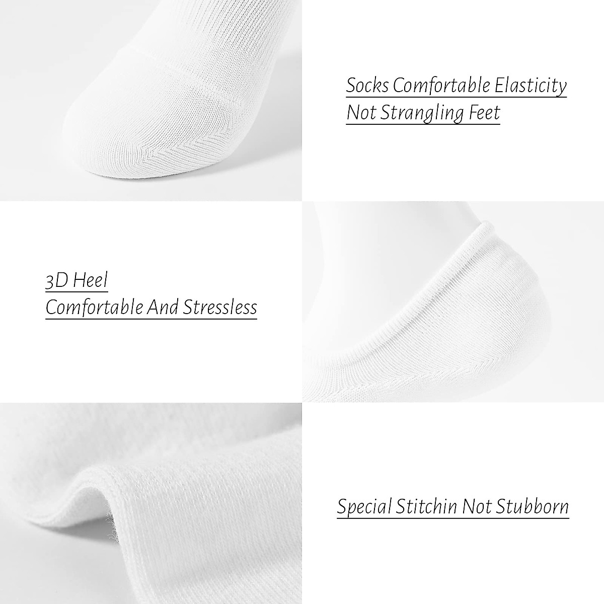 IDEGG No Show Socks Men Low Cut Ankle Short Socks for Men Casual Athletic Socks with Non Slip Grip