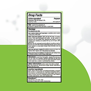 Medicasp Coal Tar Gel Dandruff Shampoo to Treat Seborrheic Dermatitis Psoriasis 3 Pack 6 oz