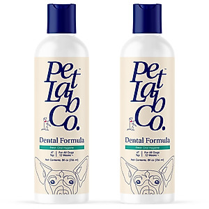 PetLab Co. Dog Dental Formula - Keep Dog Breath Fresh and Teeth Clean - Supports Gum Health - Dog Water Additive Dental Care Targets Tartar - 2pack