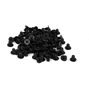 New Lon0167 CM2x3mm Phillips Featured Tablet PC Laptop reliable efficacy Computer Back Cover Screw Black 100pcs(id:d33 62 f9 645)