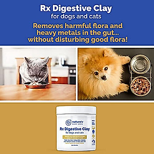 Rx Clay for Digestion for cat and Dog Stomach Relief. Cat and Dog Anti Diarrhea Medication. Cat and Dog Stomach Upset Medicine for cat and Dog Diarrhea. Extra Large 210 Grams. Veterinary Grade.