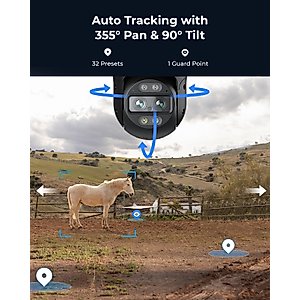 REOLINK 4G Cellular Camera with 256GB microSD Card Bundle, Plug in for Continuous Power, 24/7 Recording, TrackMix Wired LTE