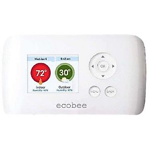 ecobee Smart Si Thermostat 2 Heat-2 Cool with Full Color NON-Touch Screen