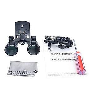2.5X Binocular Loupes DY-109 Clip-on Type Magnifier Optical Glass