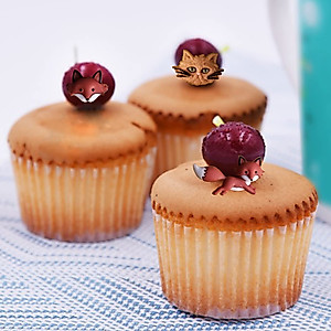 Mujiang Cat Head Fox Unicorn Bear Silicone Fondant Molds For Sugar Gum Paste Candy Chocolate Cake Decorating Set Of 4